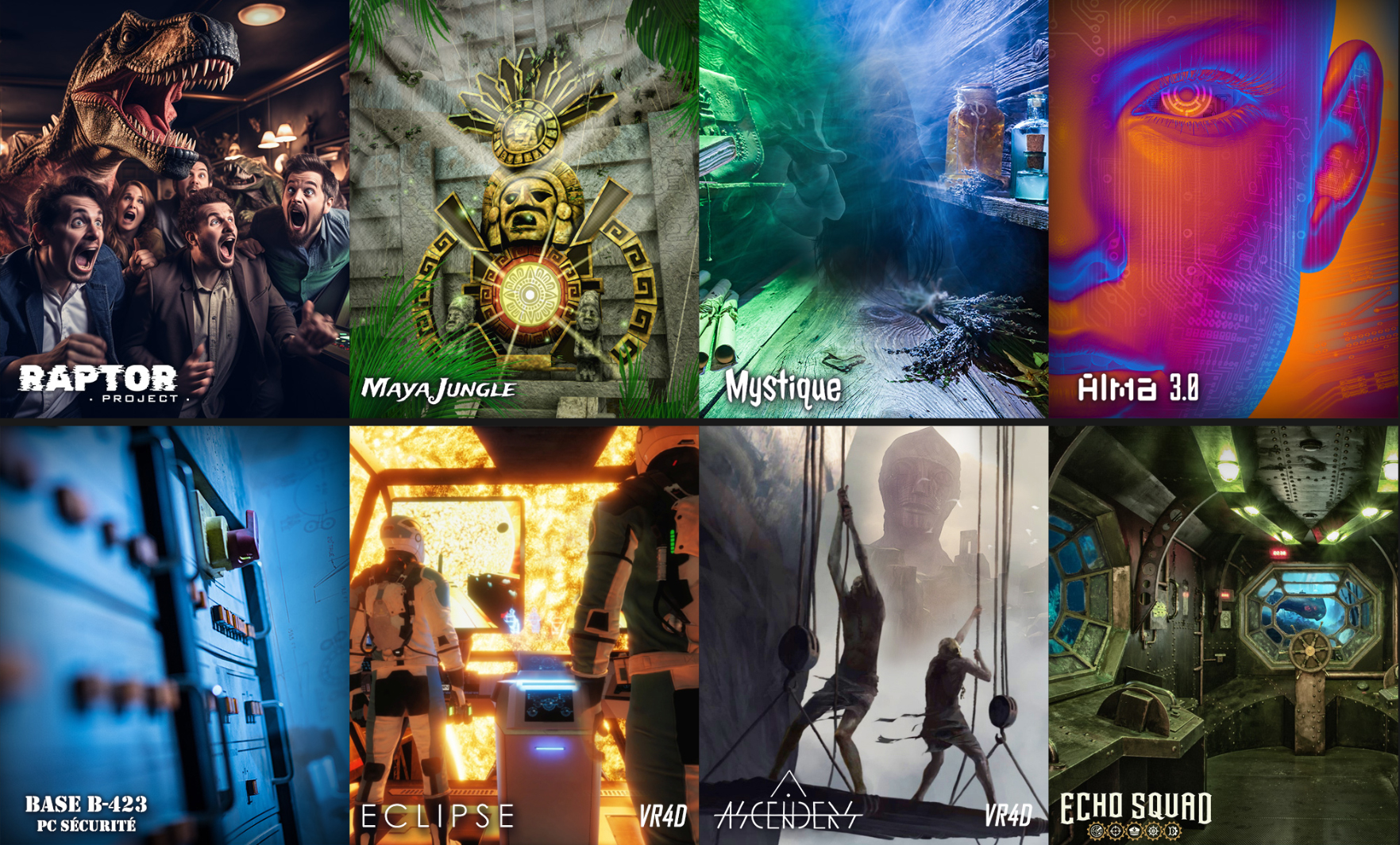 Réservez 8 escape games – 2 à 60 joueurs – Escape LAB Paris – activités en équipe escape room et ...